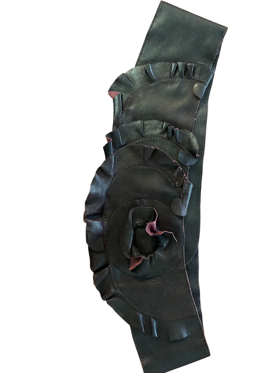 Leather Contour Belt – heike-ny